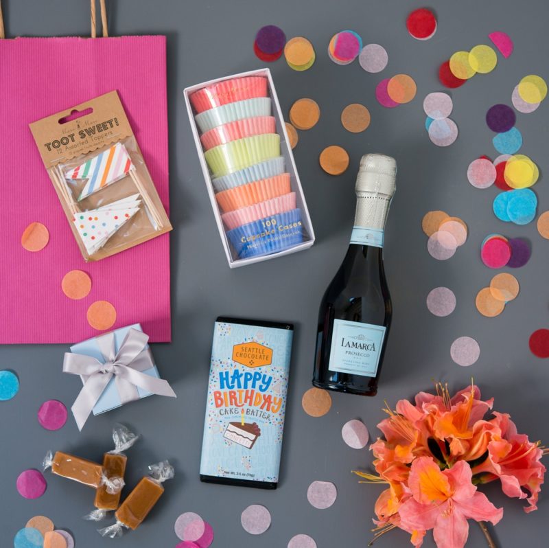 Welcome Gift Baskets by Evergreen Custom Gifting | Pink Blossom Events